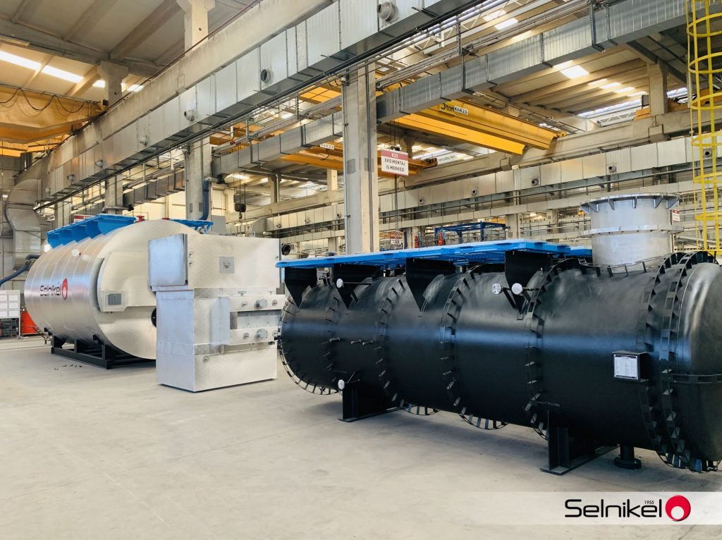 İmalatı başarıyla tamamlanan 10 t/h 12 barg kapasiteli alev duman ...