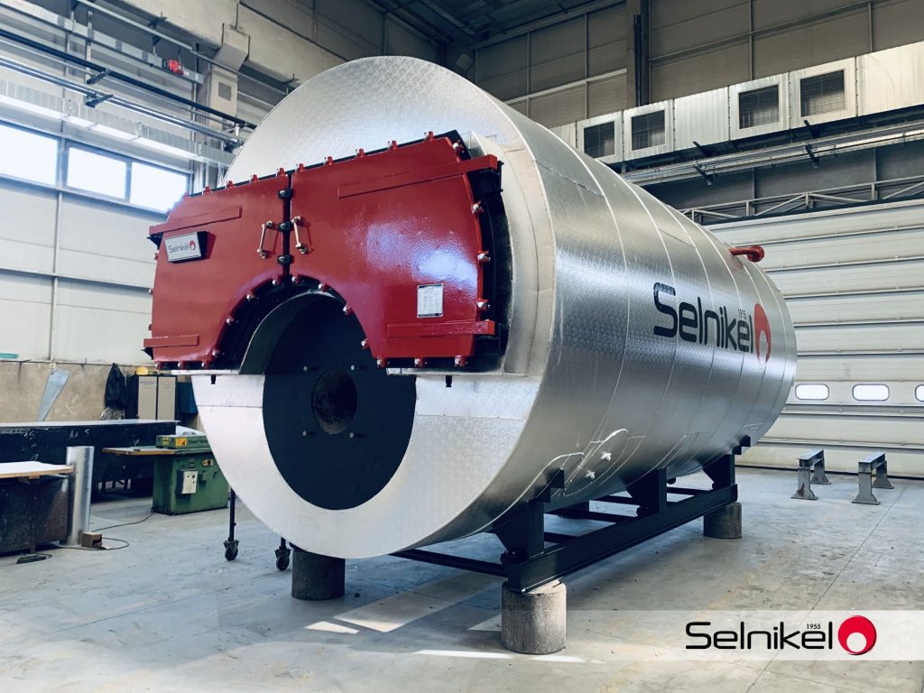 Manufacturing of our 12 t/h 8 barg capacity steam boiler - Selnikel